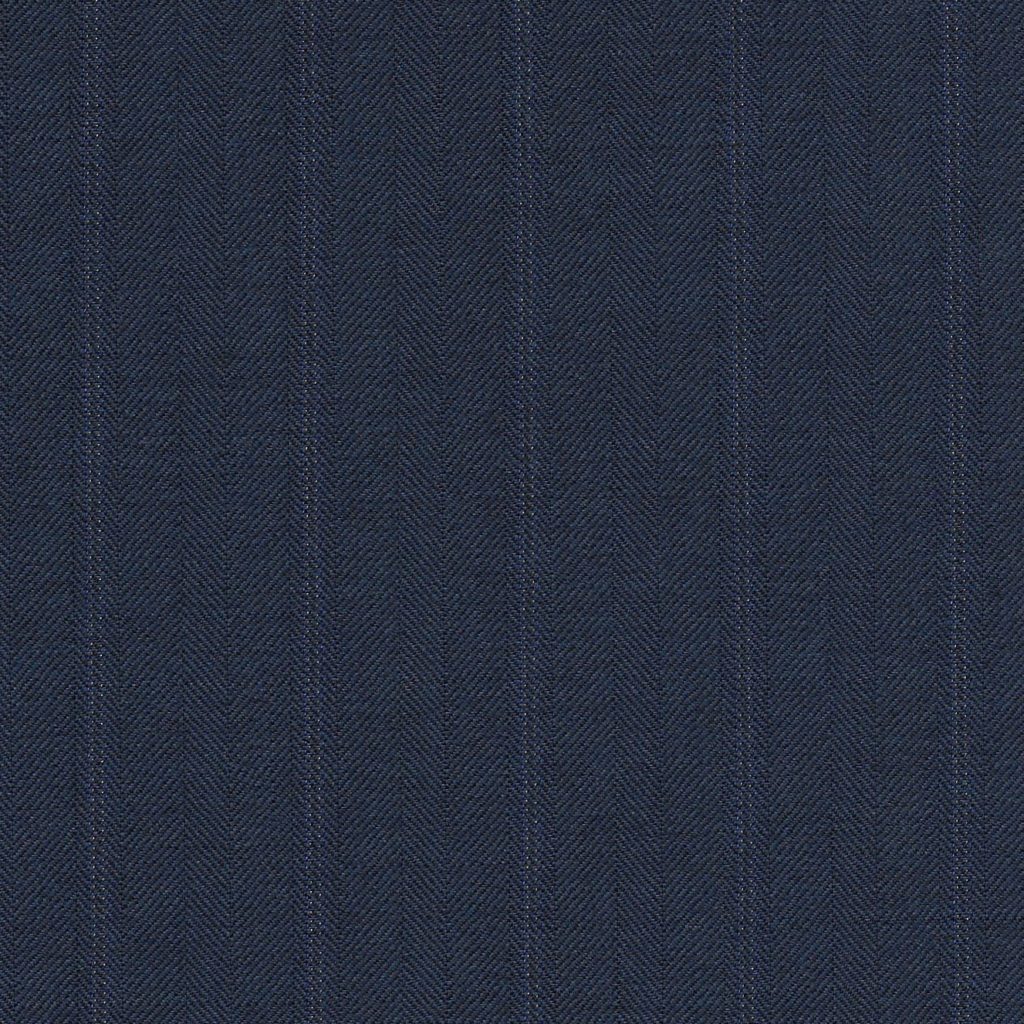 Dormeuil Iconik Super 120s 100% Worsted Blue with Stripes - James Hardinge
